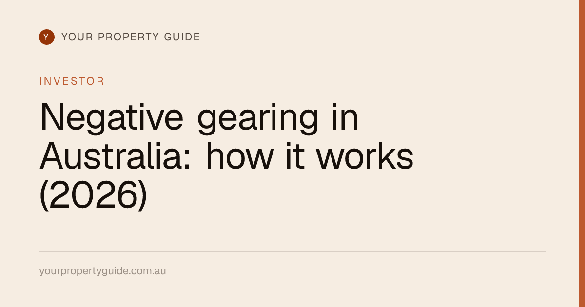 Negative gearing in Australia: how it works (2026) | Your Property ...
